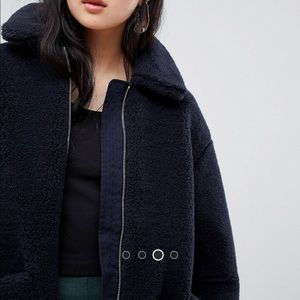 Weekday | Jackets & Coats | Weekday Teddy Shearling Coat | Poshmark